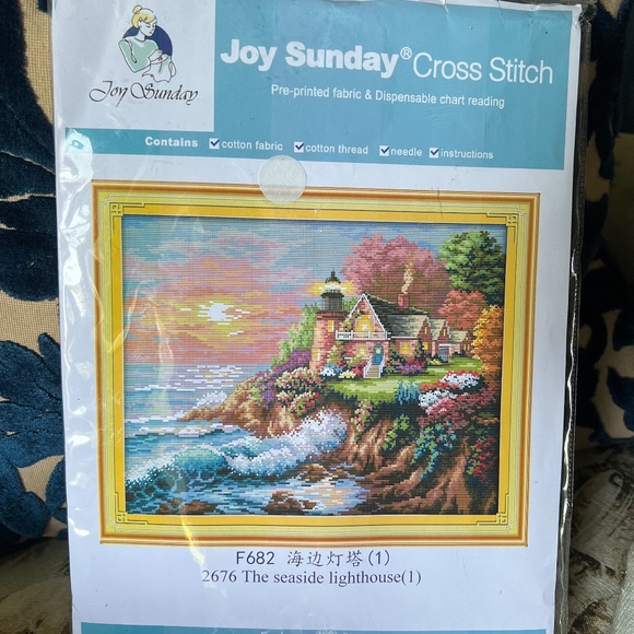 Joy Sunday | Other | New Joy Sunday Crossstitch Kit The Seaside ...